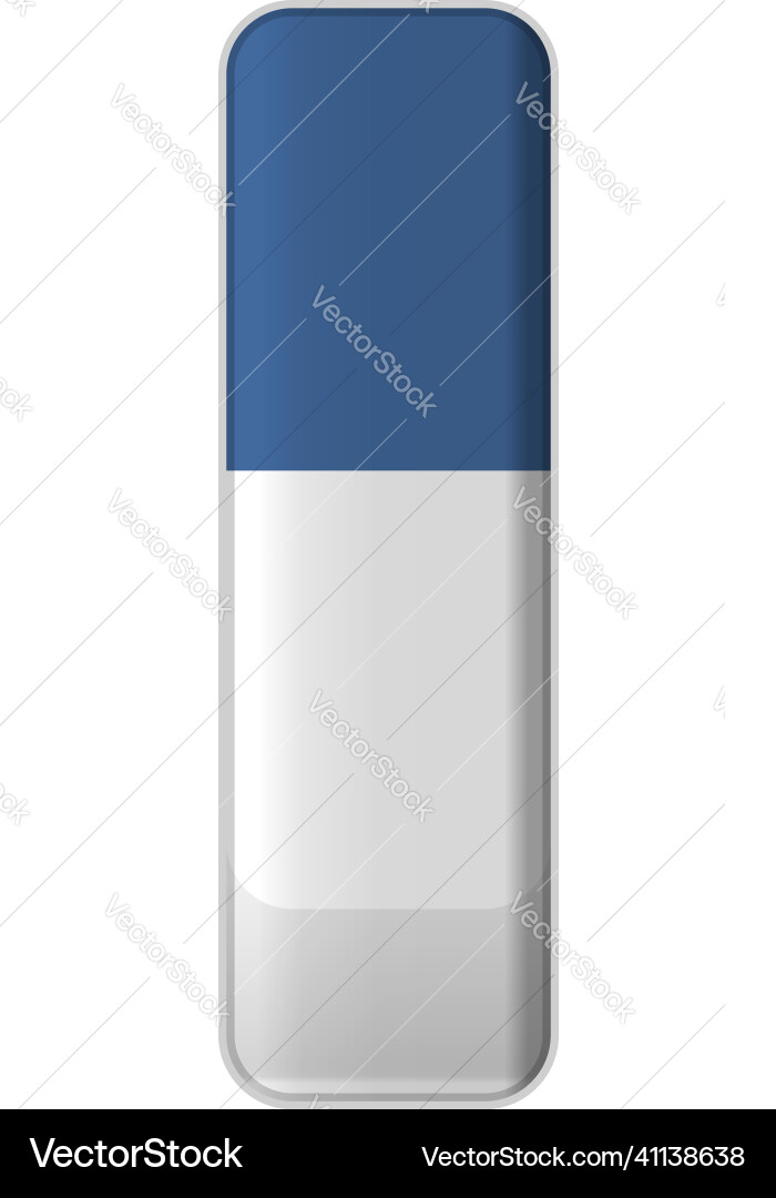 Architect eraser icon cartoon equipment Royalty Free Vector
