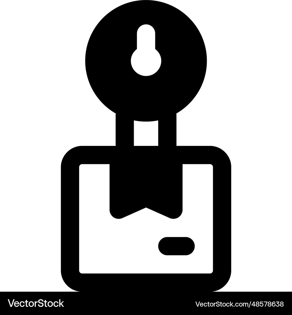 Balance or weigh scale for measuring Royalty Free Vector