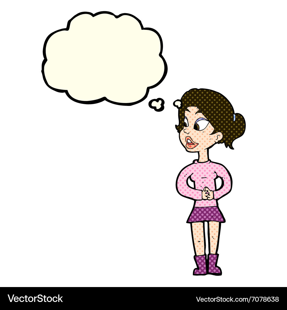 Little Girl Talking Cartoon