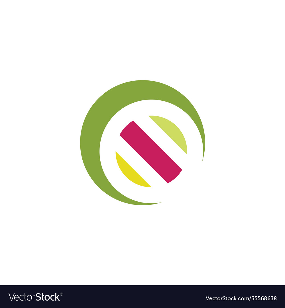 Circle ring icon template Royalty Free Vector Image