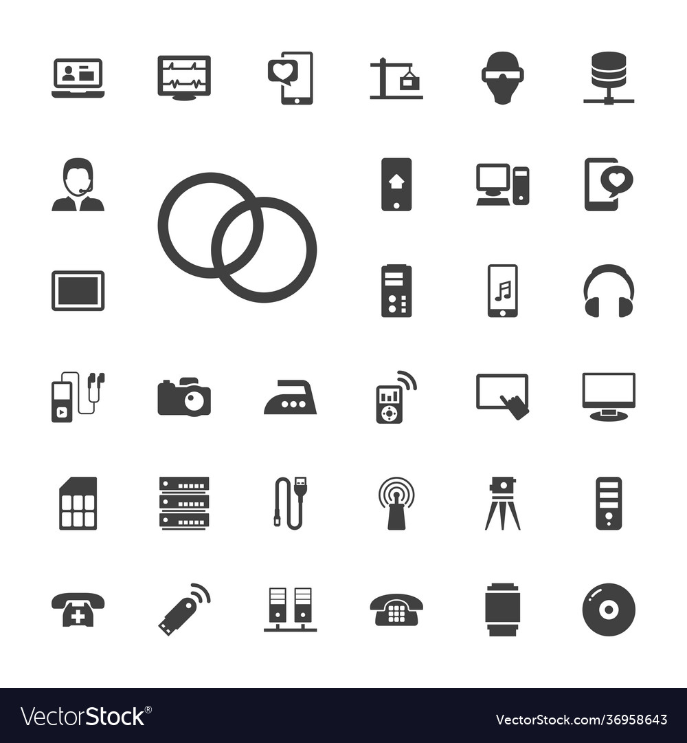 Device icons Royalty Free Vector Image - VectorStock