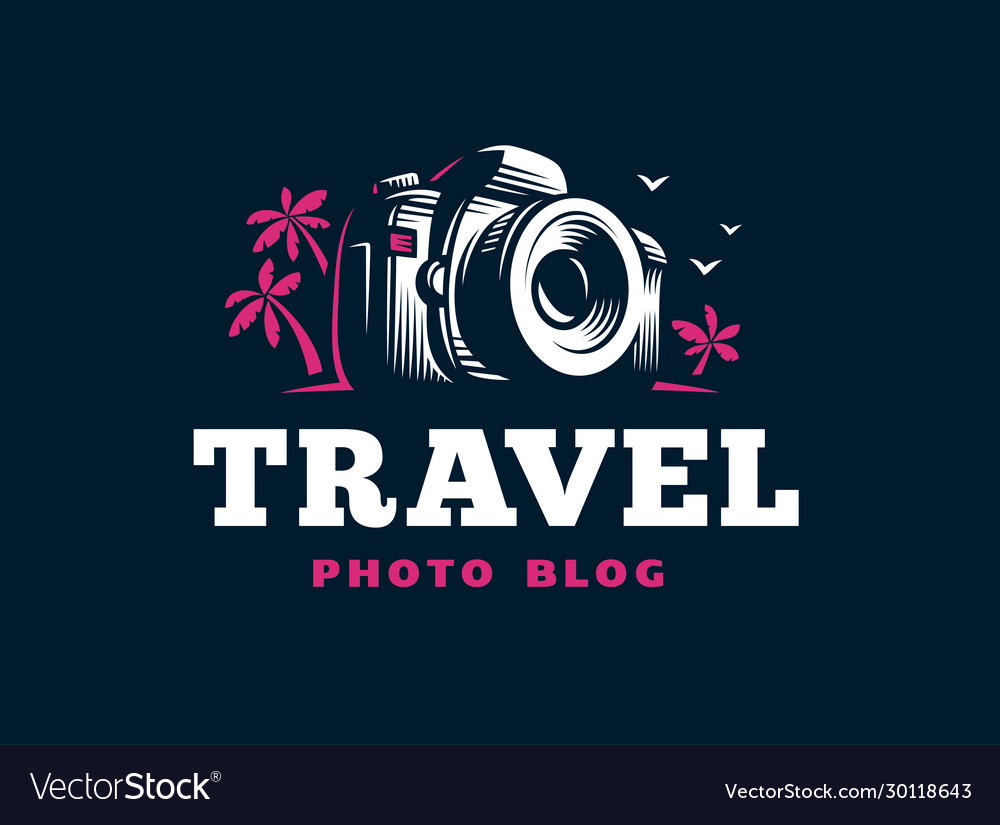 Digital camera - emblem Royalty Free Vector Image