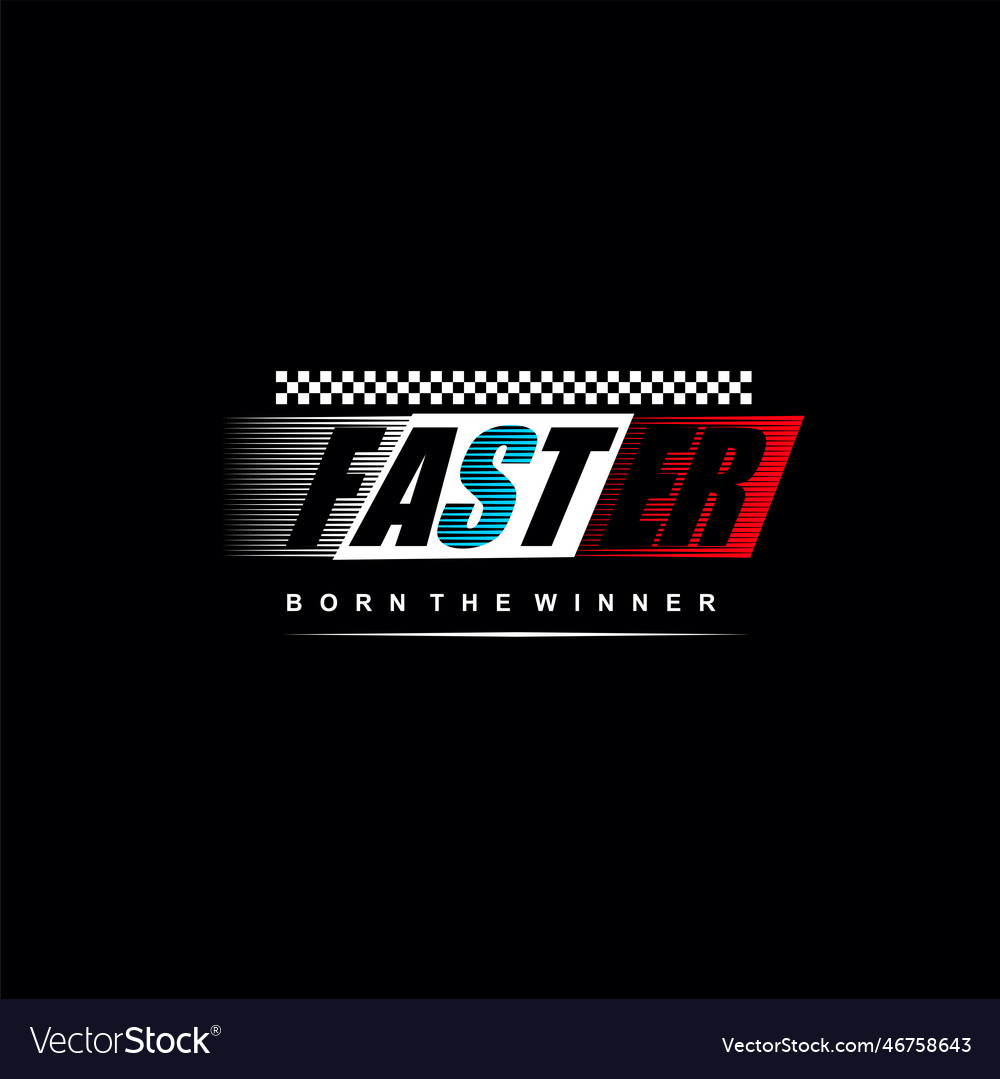 Faster Royalty Free Vector Image - VectorStock