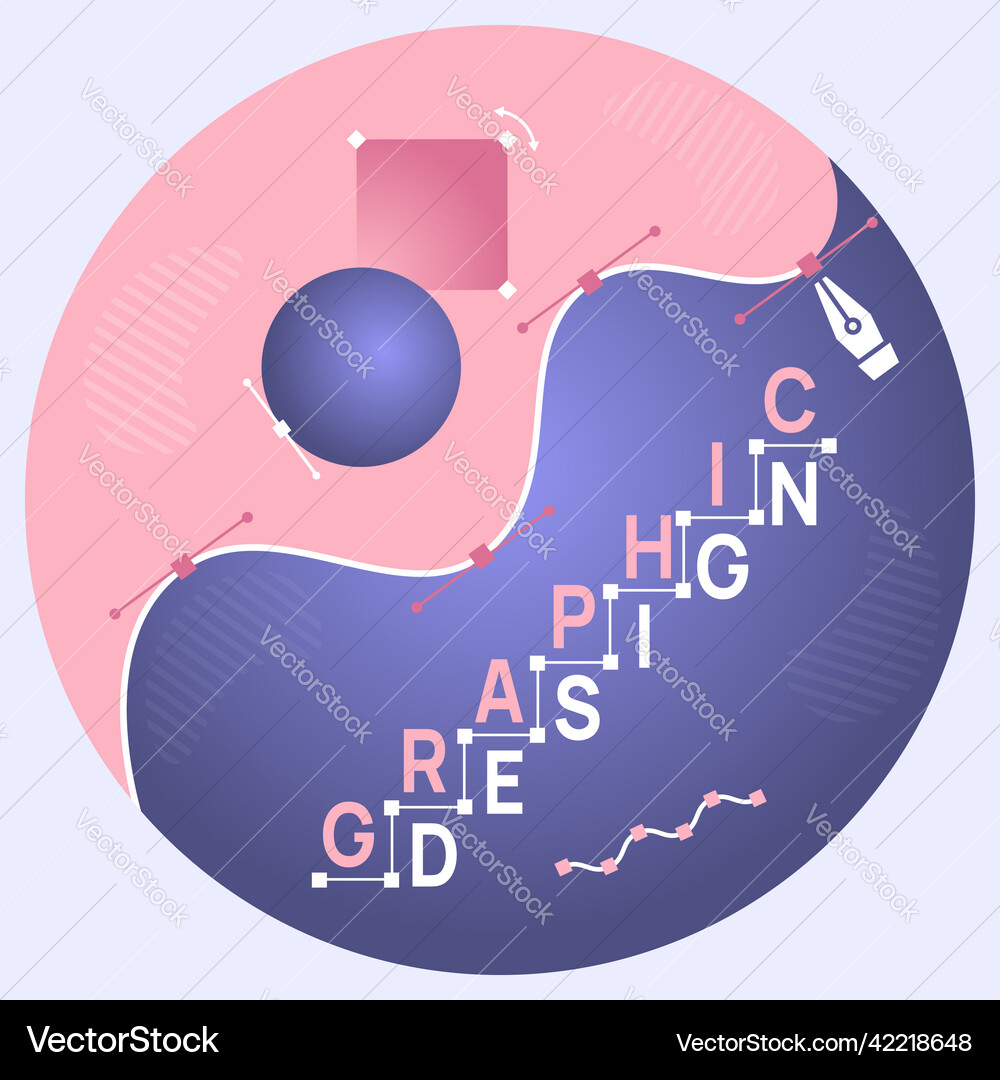 Graphic design banner or poster for website Vector Image