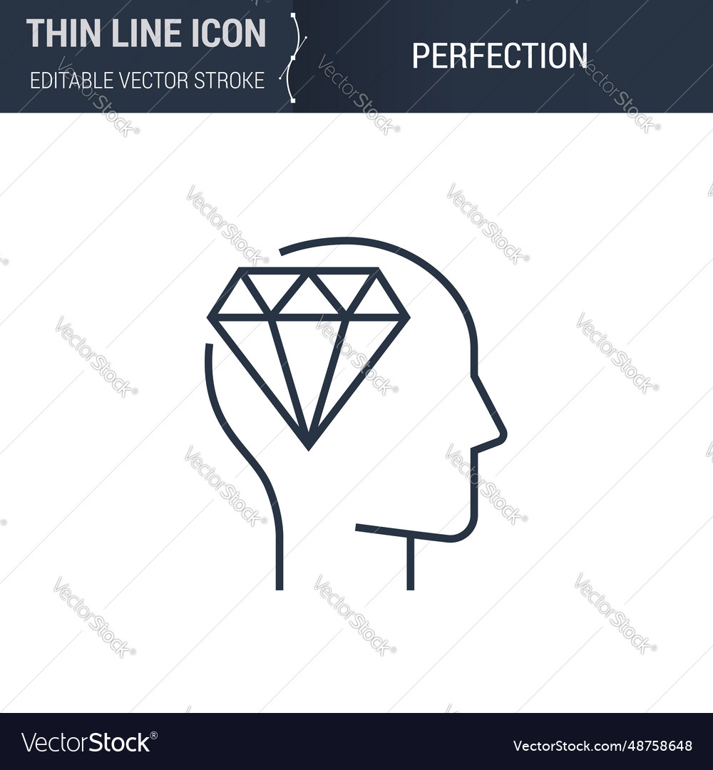 Perfection icon Royalty Free Vector Image - VectorStock