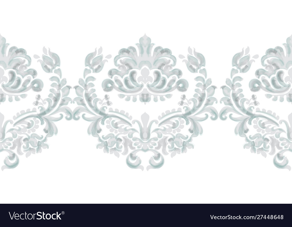 Rococo texture pattern Royalty Free Vector Image