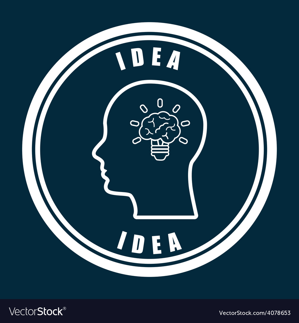 Creative Idea Spark Royalty Free Vector Image - VectorStock
