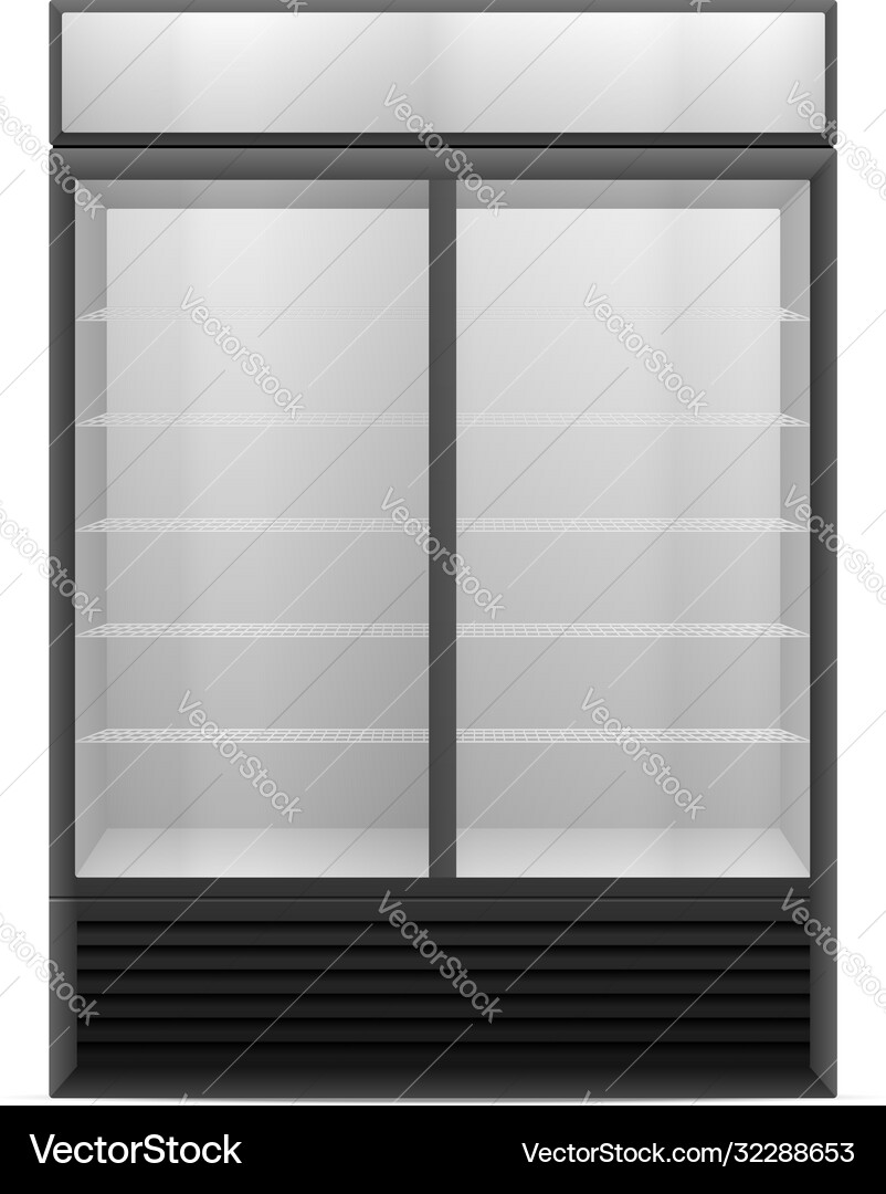 Display fridge Royalty Free Vector Image - VectorStock