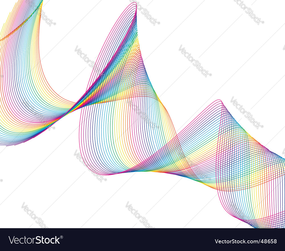 Colourful lines Royalty Free Vector Image - VectorStock