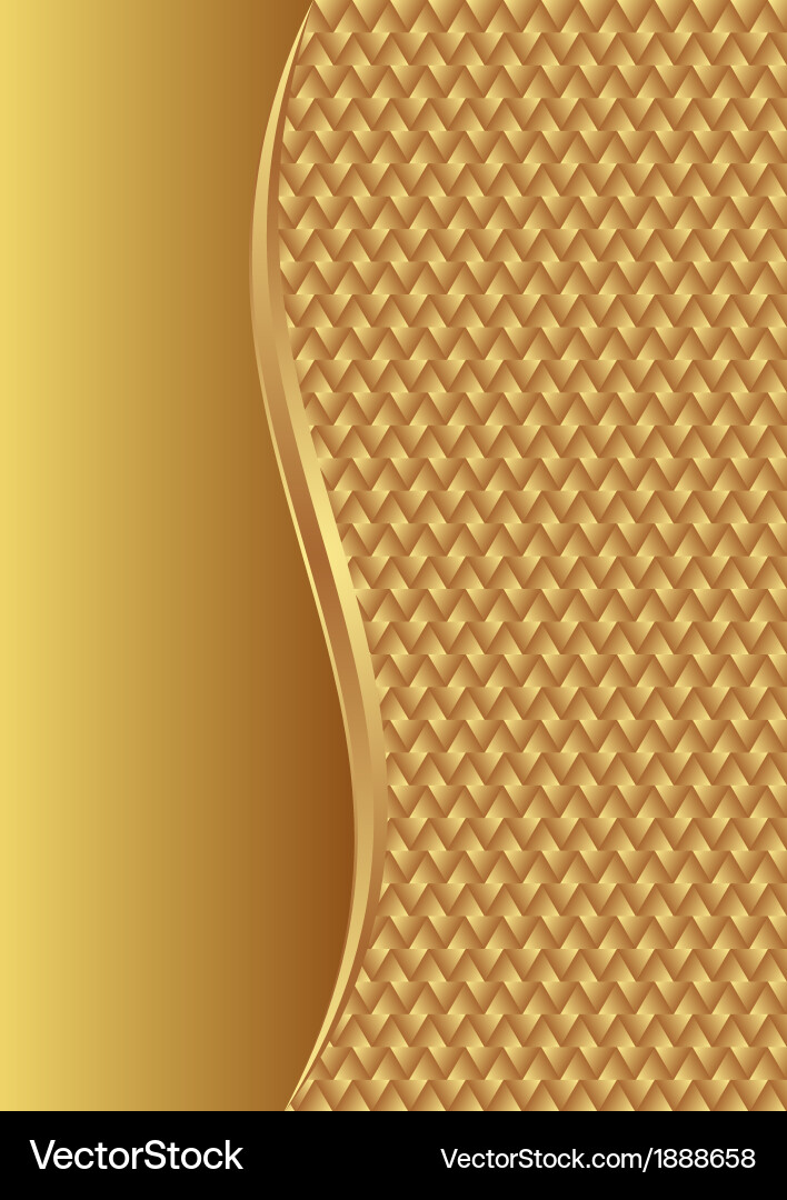 Golden background Royalty Free Vector Image - VectorStock