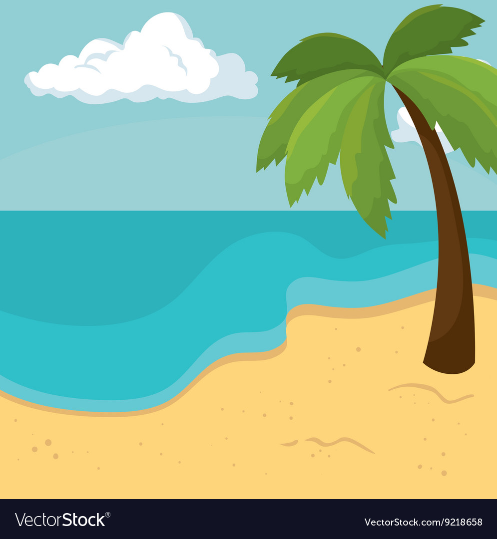 Summer vacations design Royalty Free Vector Image