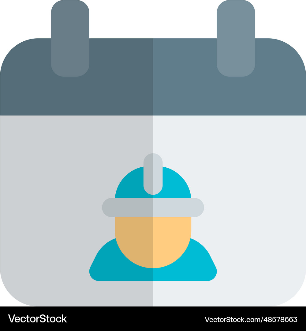 Concept of managing organization for calendars Vector Image