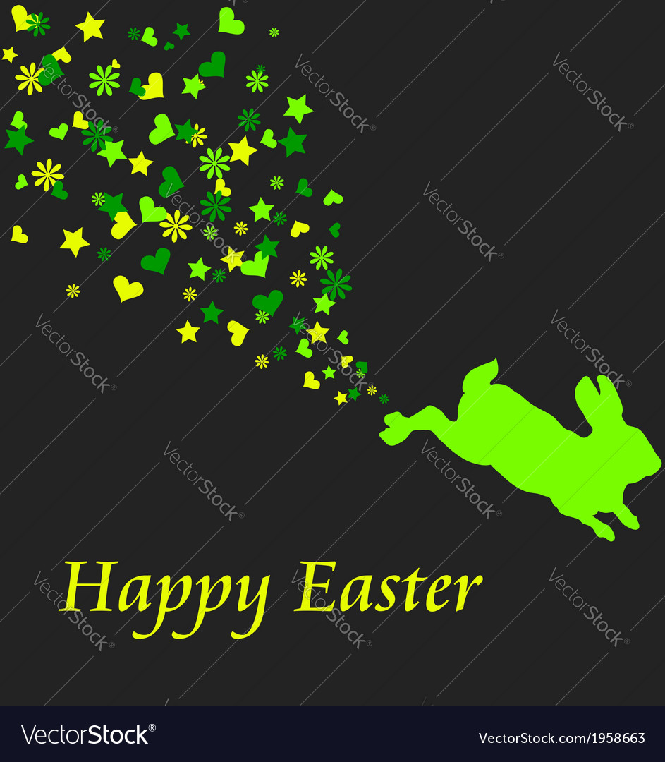 Easter bunny Royalty Free Vector Image - VectorStock