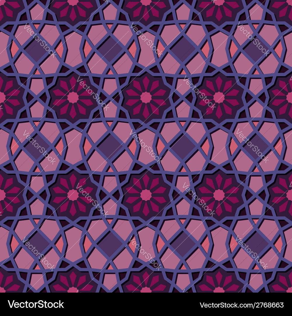 Traditional ornamental seamless islamic pattern Vector Image