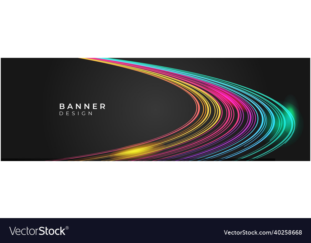 Digital technology header or banners geometric Vector Image