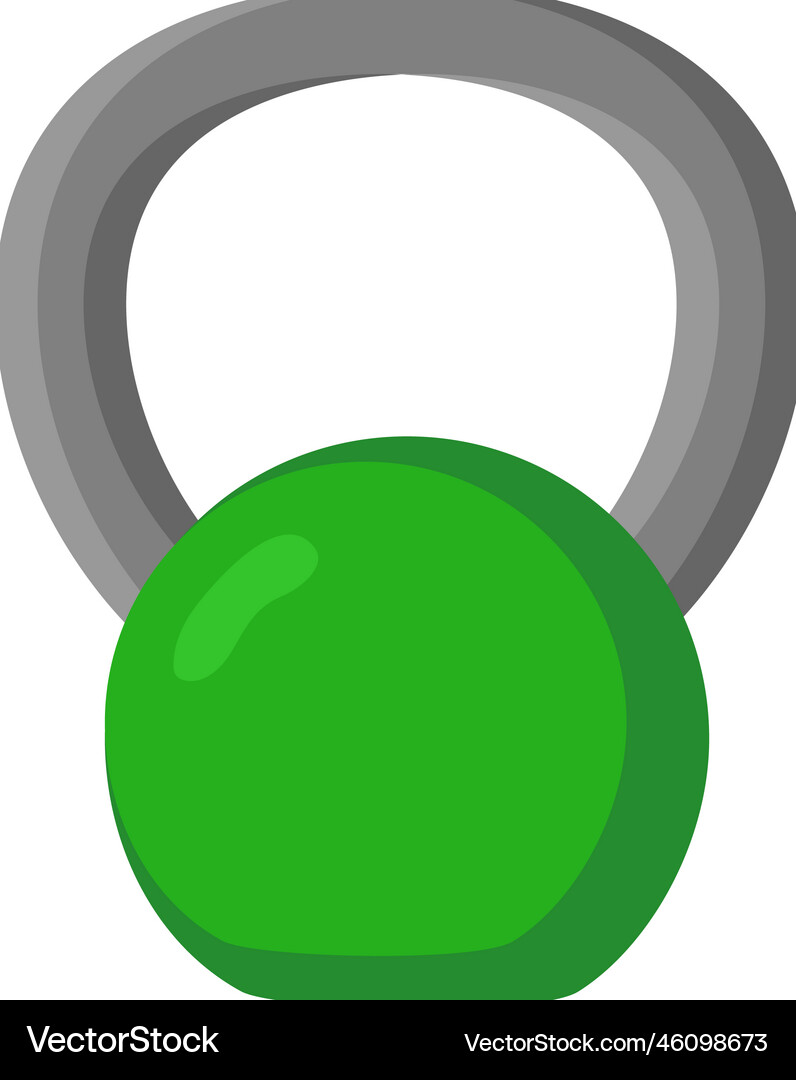 Fit weight dumbbell cartoon Royalty Free Vector Image