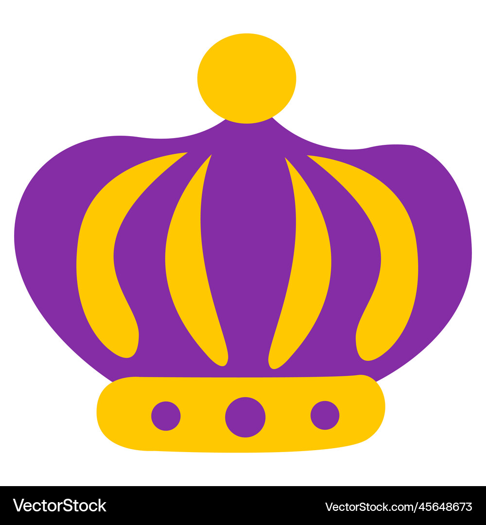 Mardi gras carnival design element flat style Vector Image