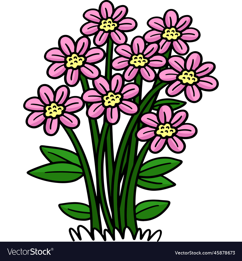 Spring Flowers Bouquet Clipart