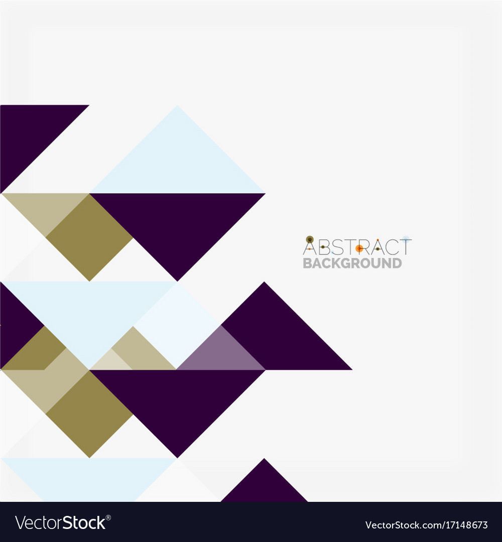 Triangle pattern design background Royalty Free Vector Image