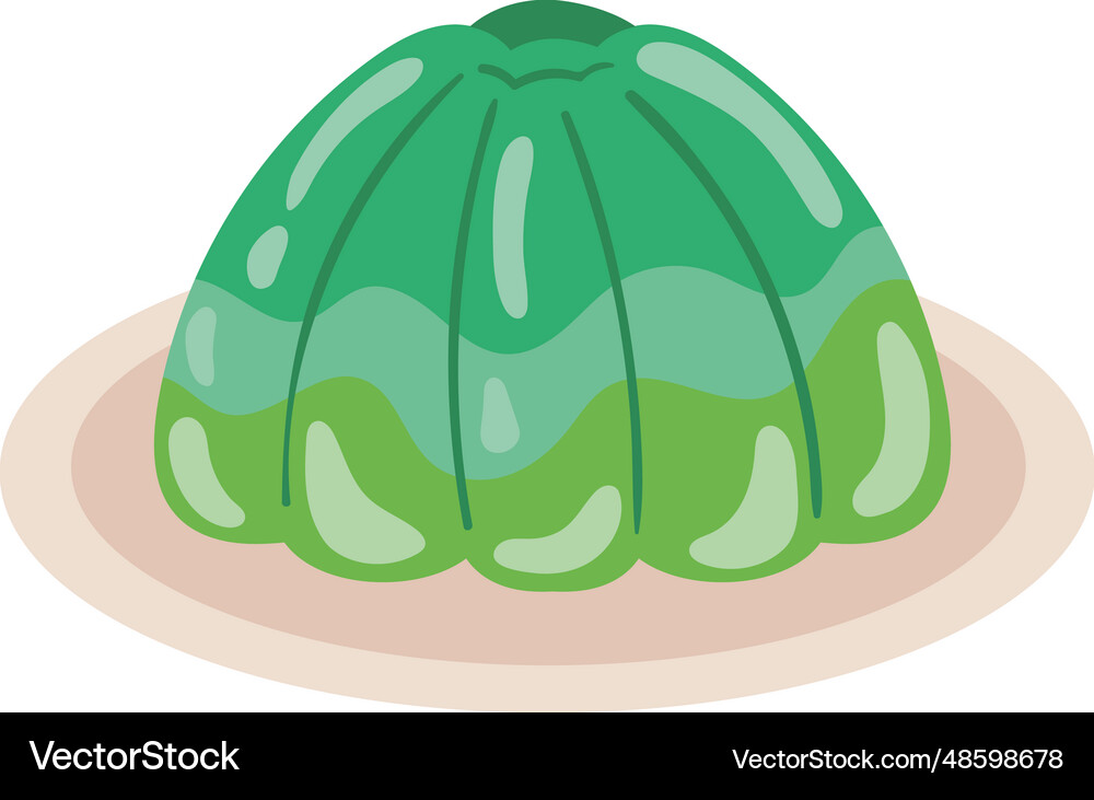 Dessert sweet jelly icon Royalty Free Vector Image