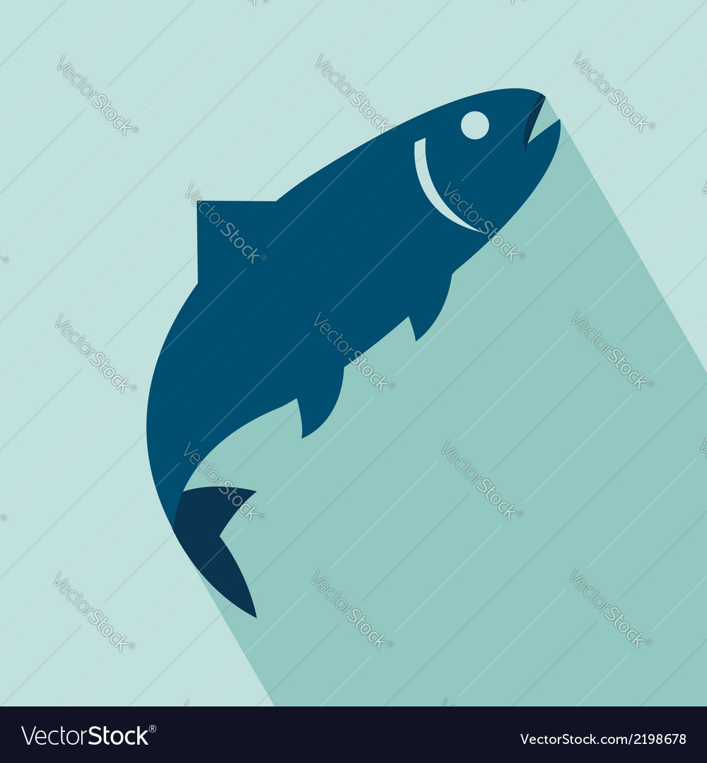 Fish icon Royalty Free Vector Image - VectorStock