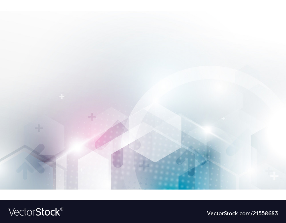 Abstract hexagon technology concept background Vector Image