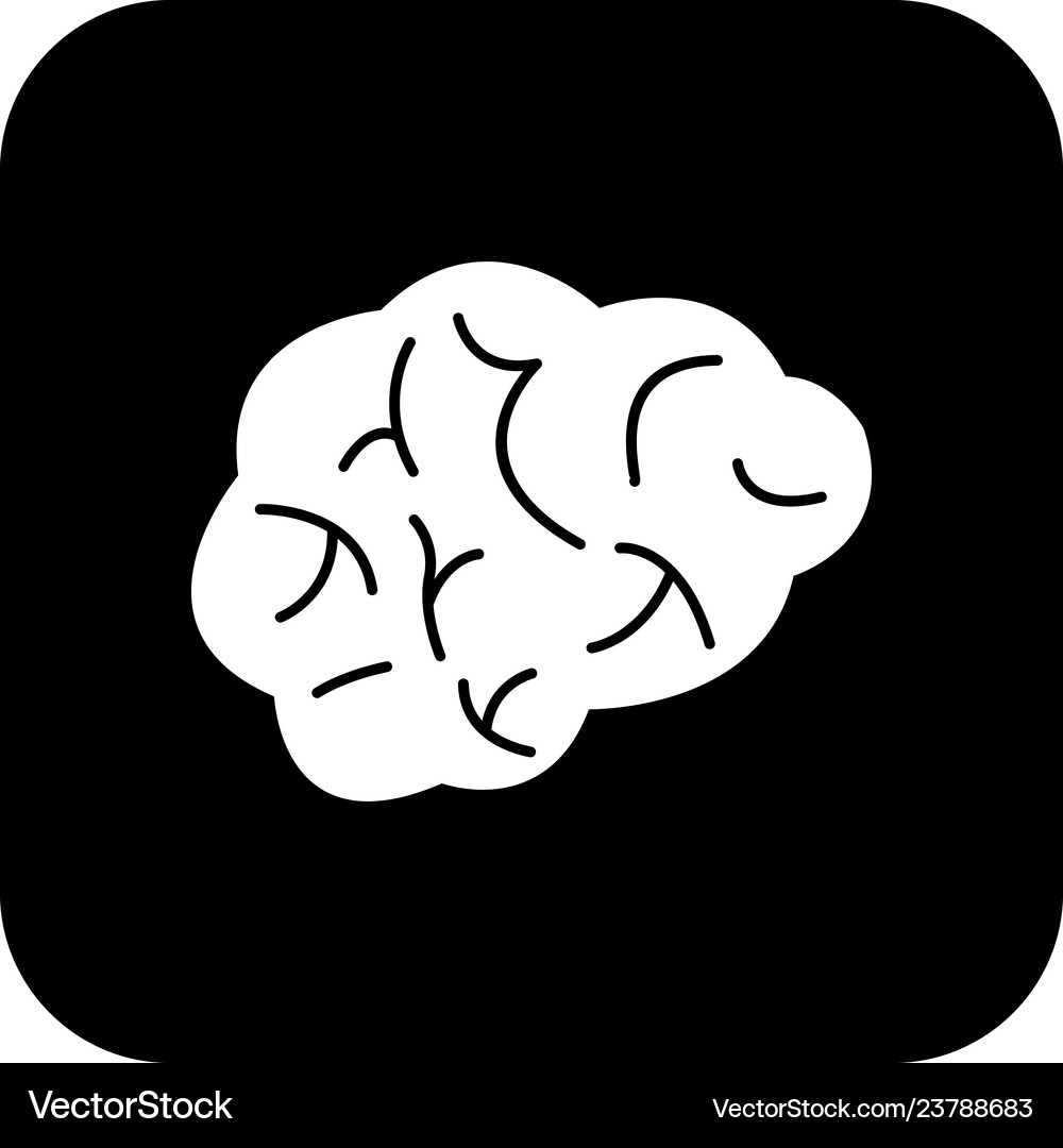 Brain icon Royalty Free Vector Image - VectorStock