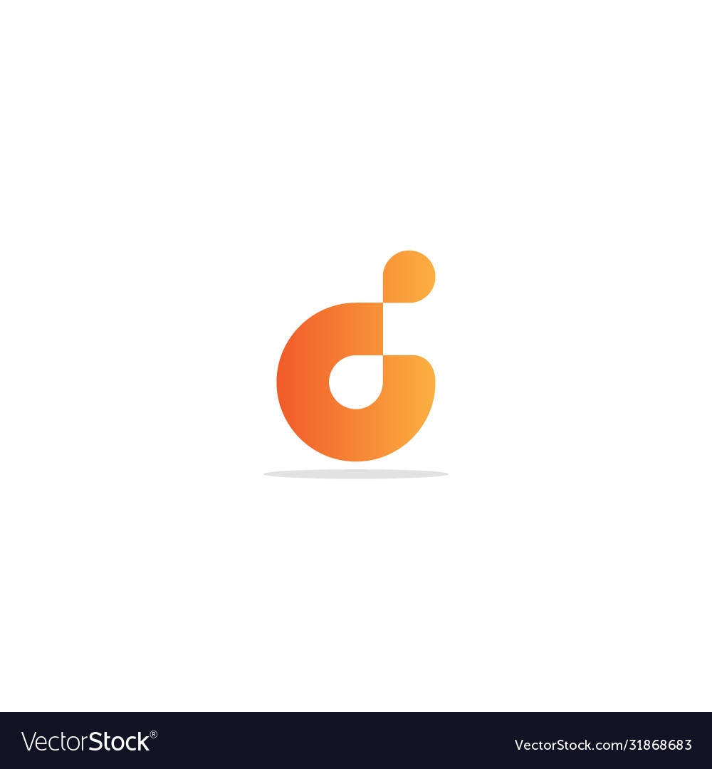 C initial technology logo Royalty Free Vector Image