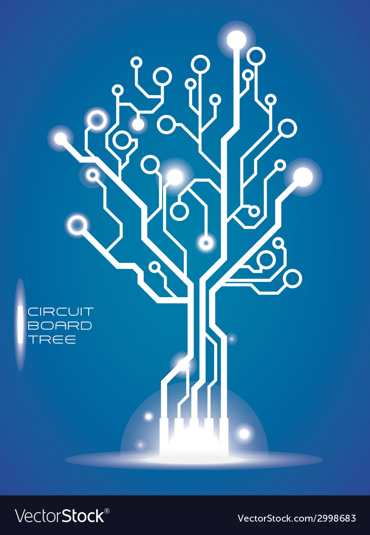 Circuit design Royalty Free Vector Image - VectorStock