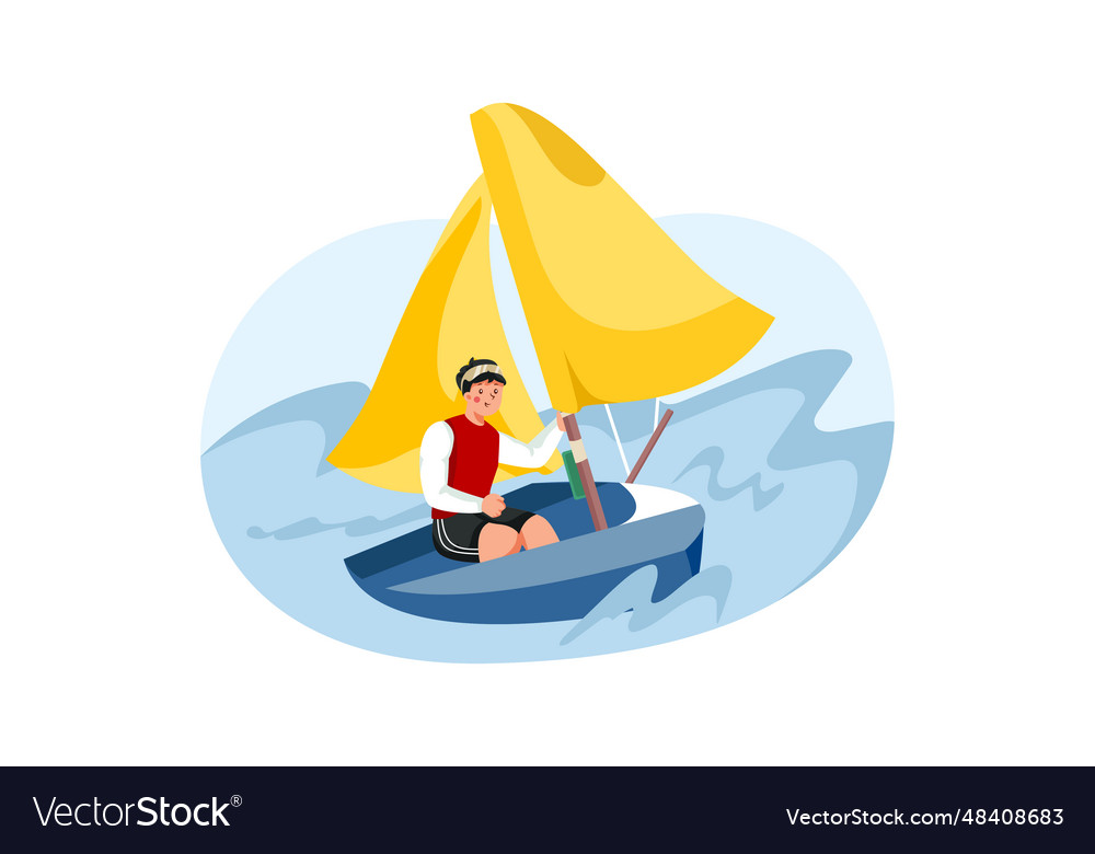 Sailing Royalty Free Vector Image - VectorStock