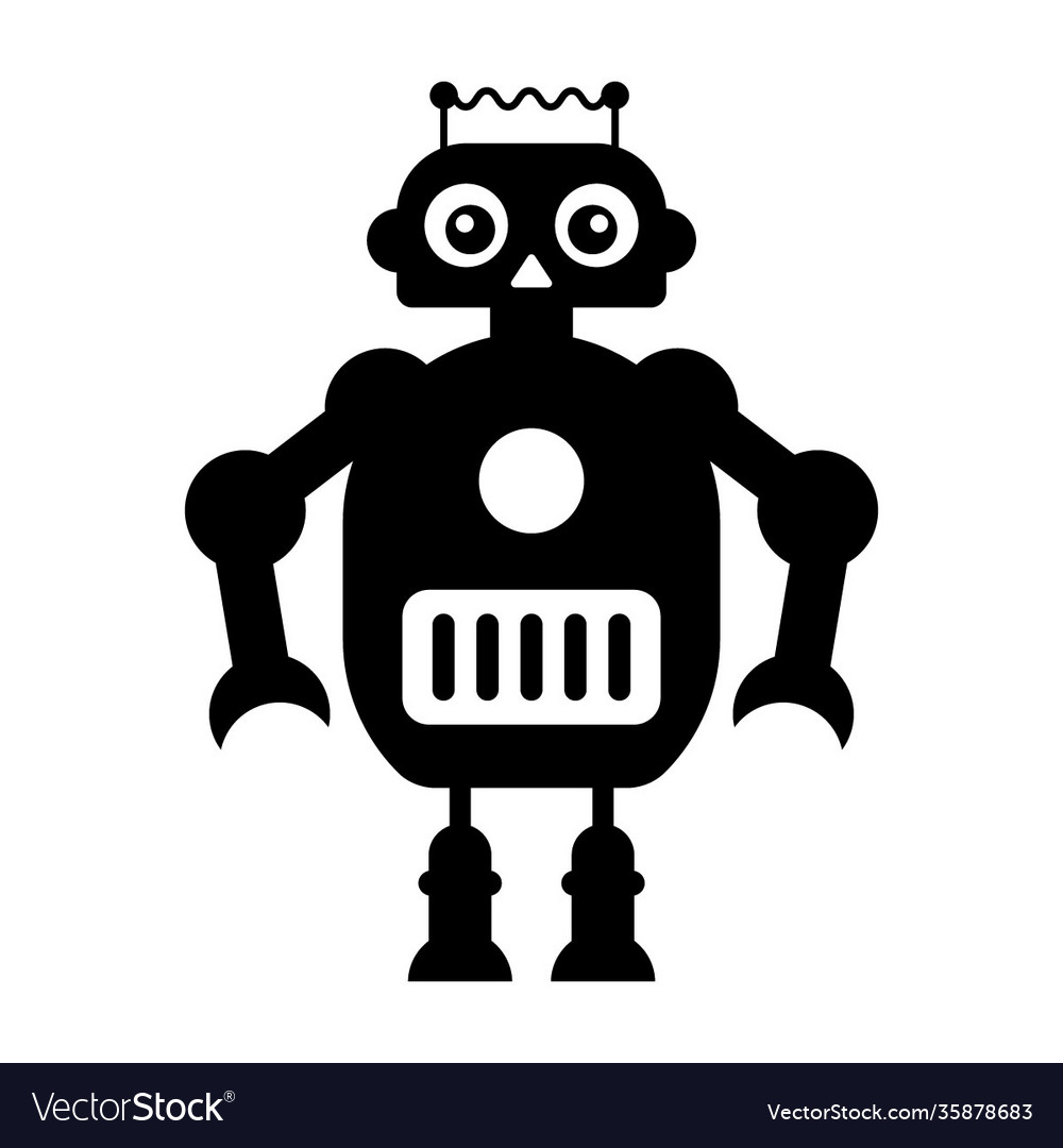 Technical robot Royalty Free Vector Image - VectorStock
