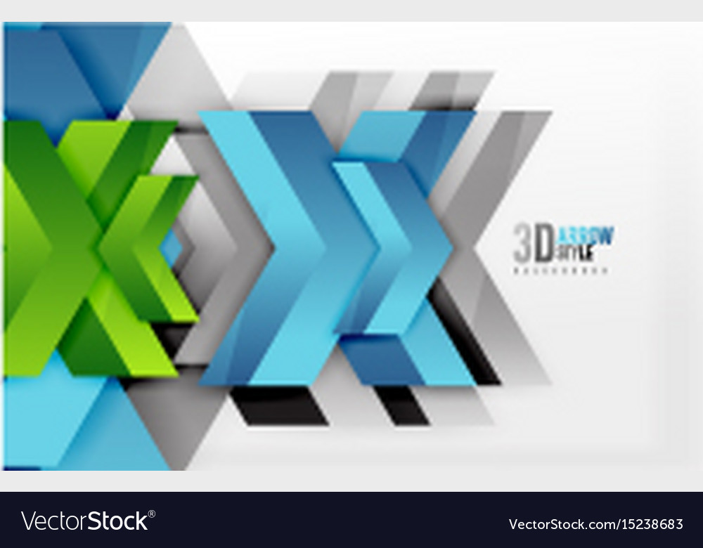 Techno arrow background Royalty Free Vector Image