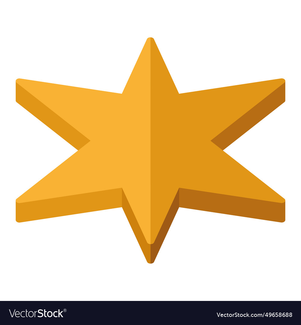 2d isometric star shape icon Royalty Free Vector Image 2d isometric star shape icon Royalty Free Vector Image