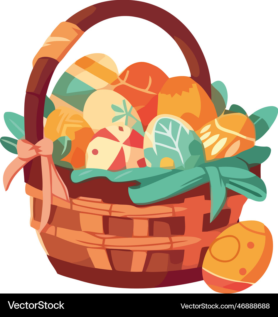 Royalty Free Easter Basket Clip Art Vector Images Best Empty Easter