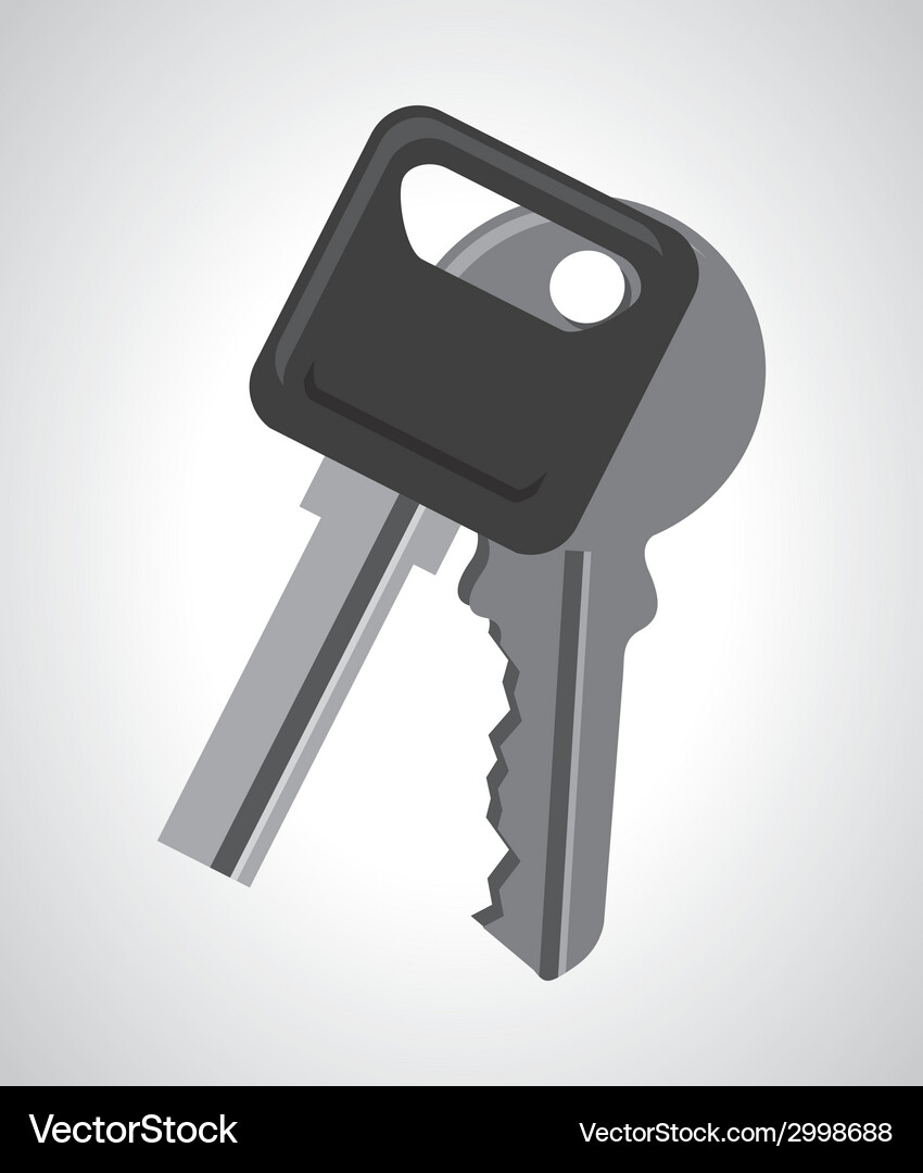 Key car design Royalty Free Vector Image - VectorStock