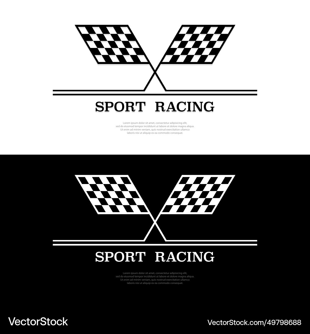 Sport racing checkered wallpaper Royalty Free Vector Image