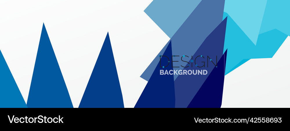Background colorful shapes template wallpaper Vector Image