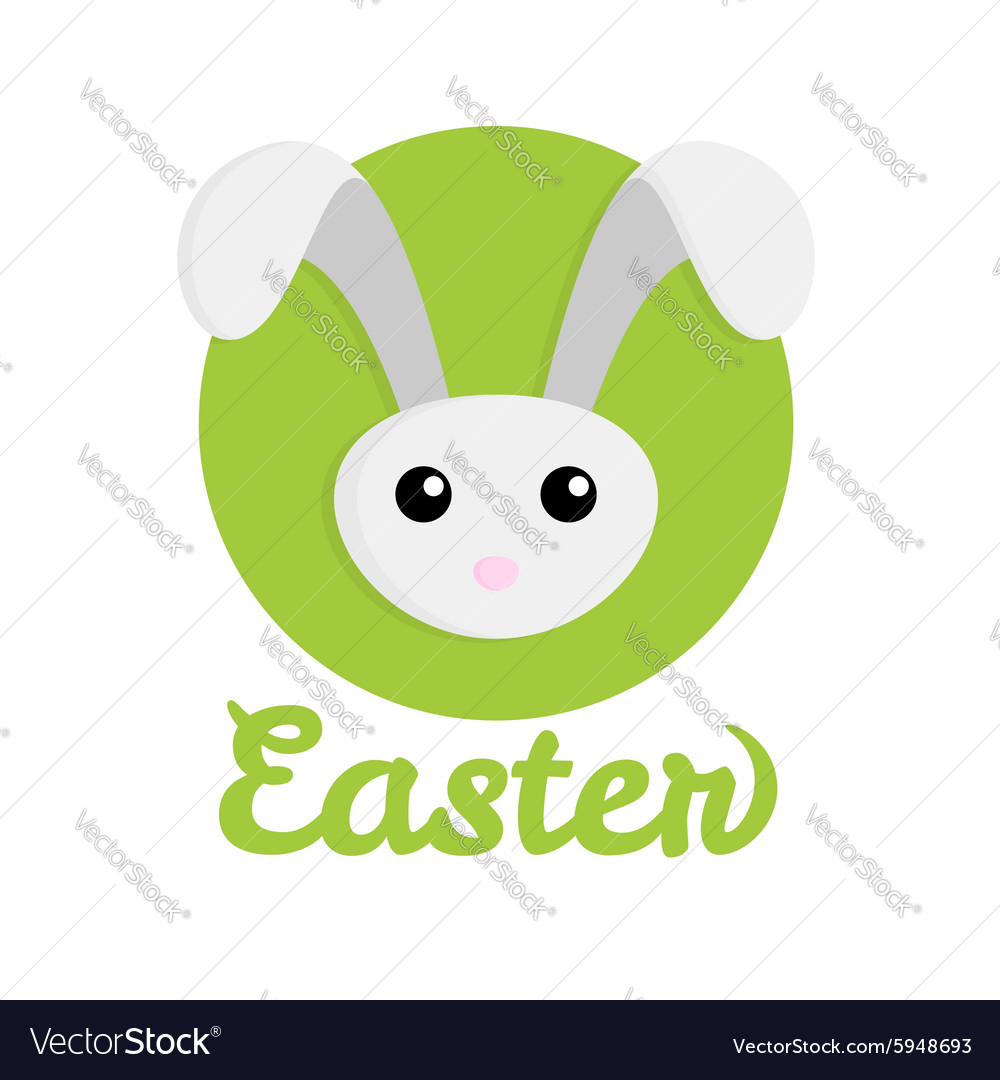 Easter rabbit icon Royalty Free Vector Image - VectorStock