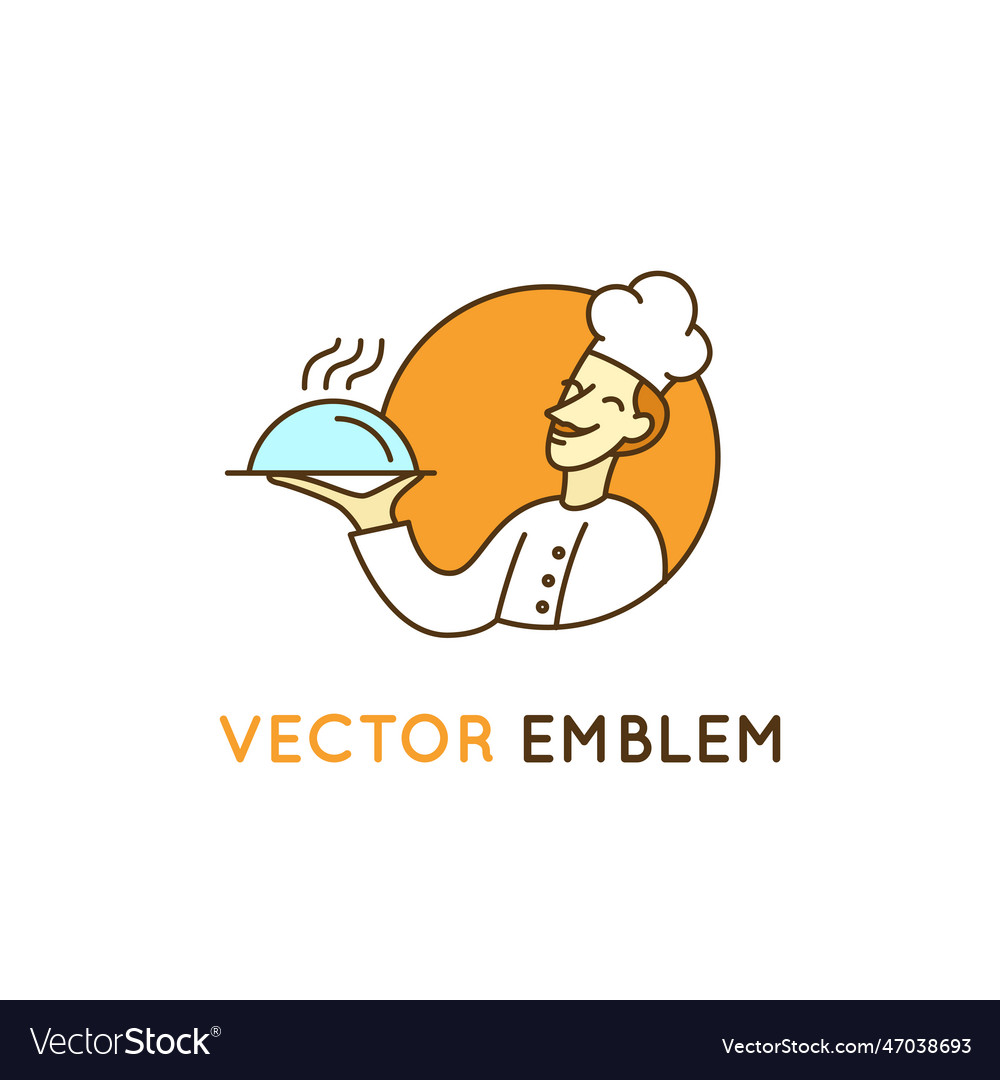 Restaurant chef Royalty Free Vector Image - VectorStock