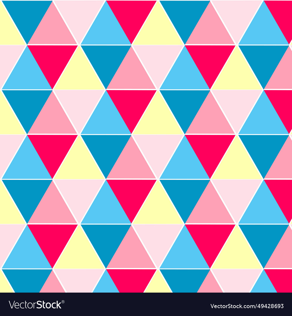 Triangles pattern Royalty Free Vector Image - VectorStock