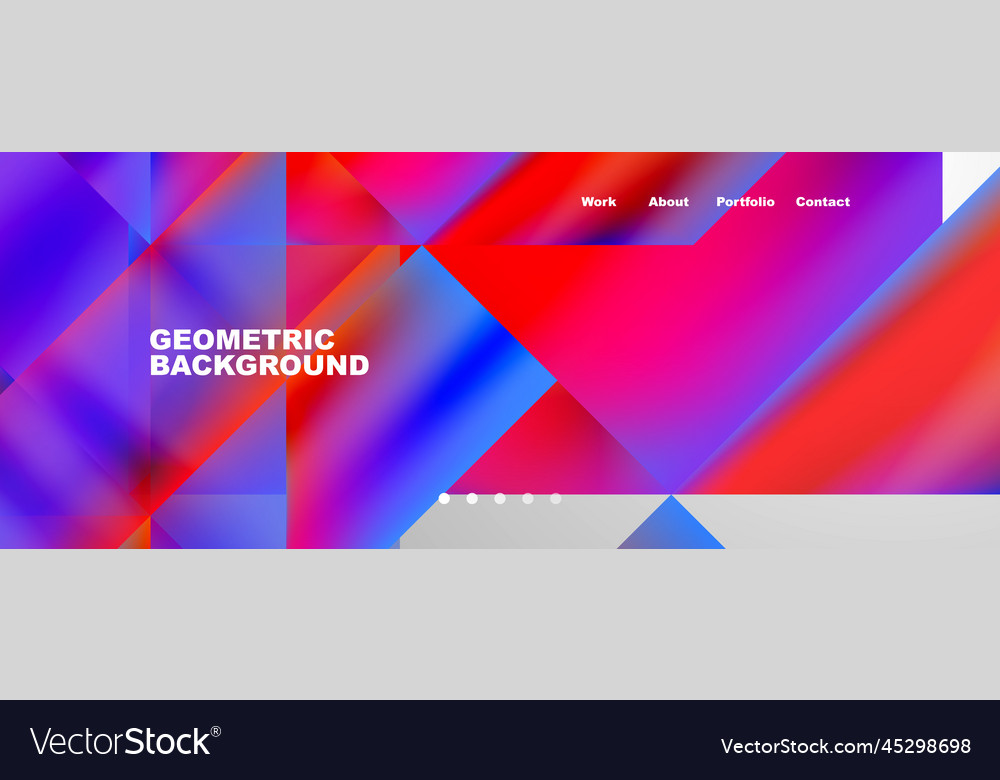 Dynamic lines triangles rectangles geometric Vector Image
