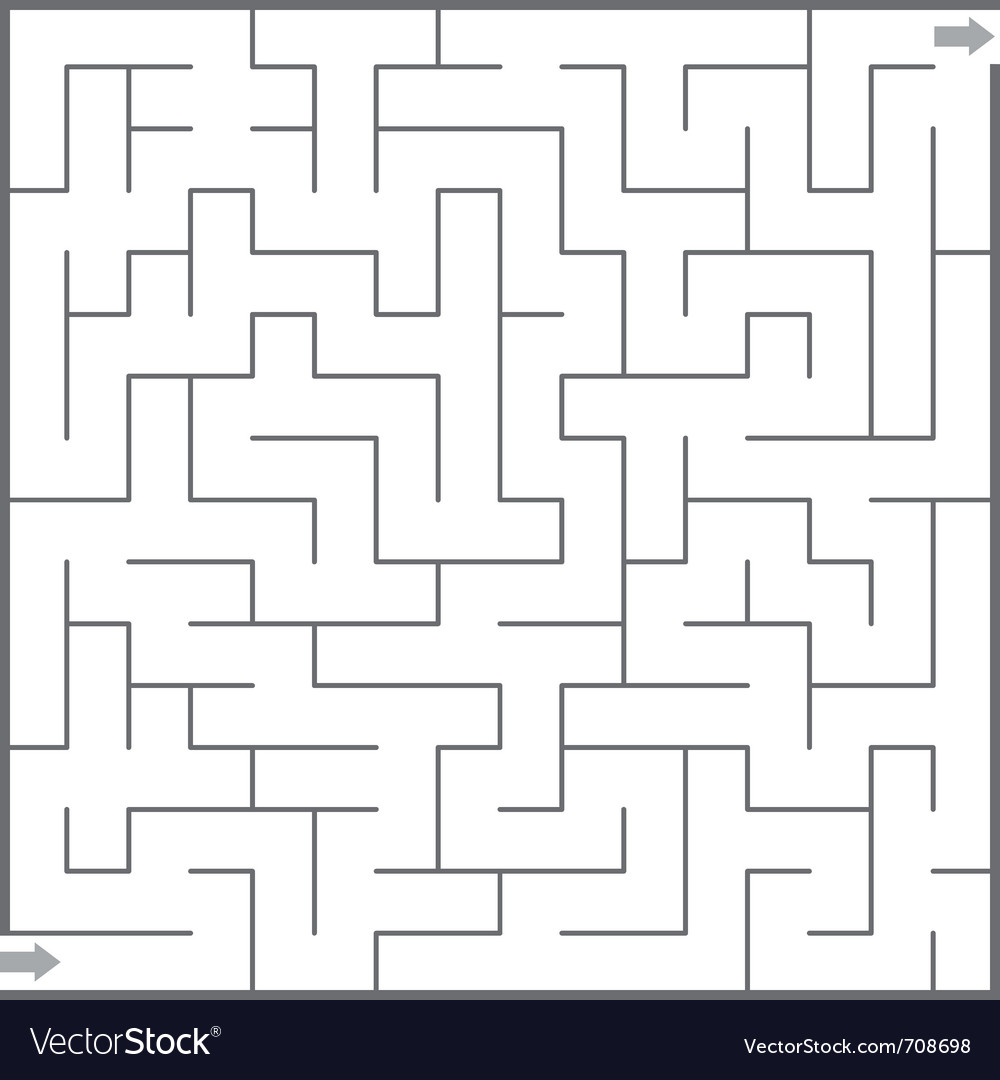 Maze Royalty Free Vector Image - VectorStock