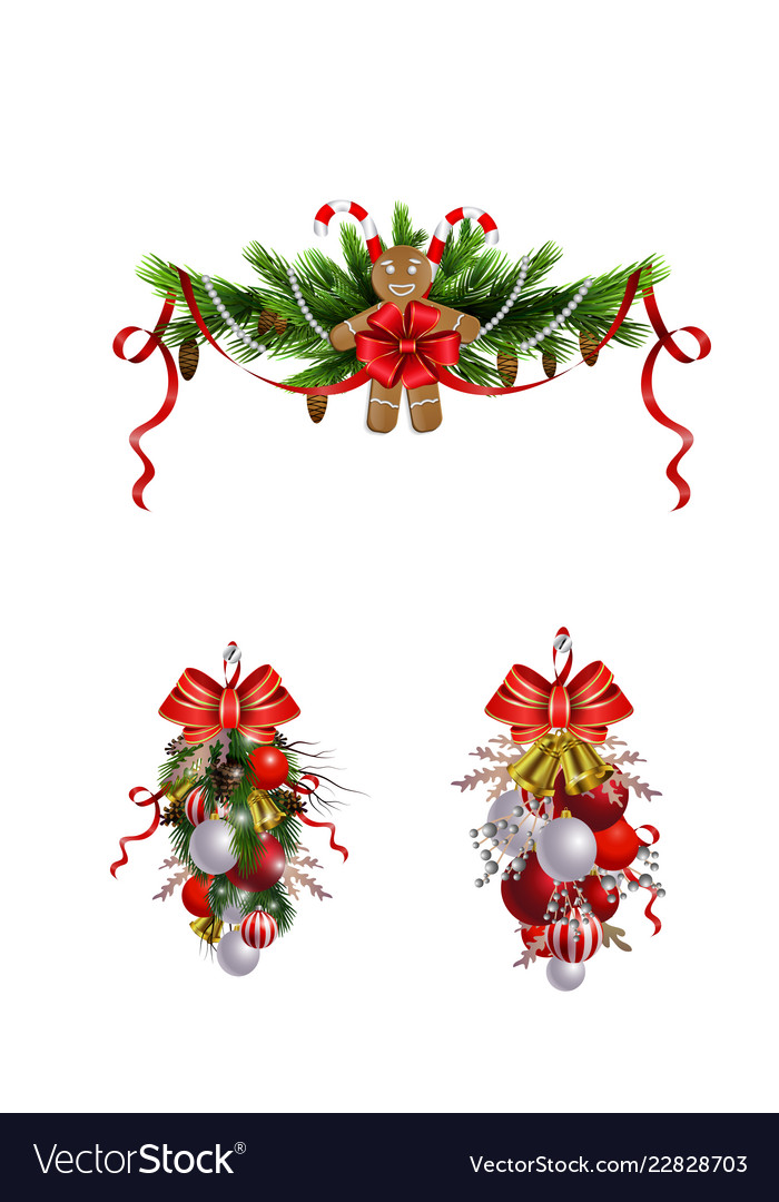 Christmas elements for your designs Royalty Free Vector