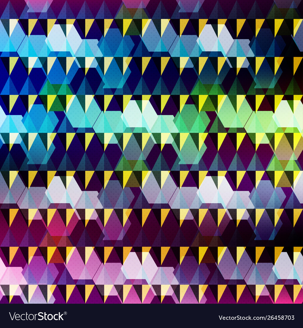 Colored geometric pattern Royalty Free Vector Image