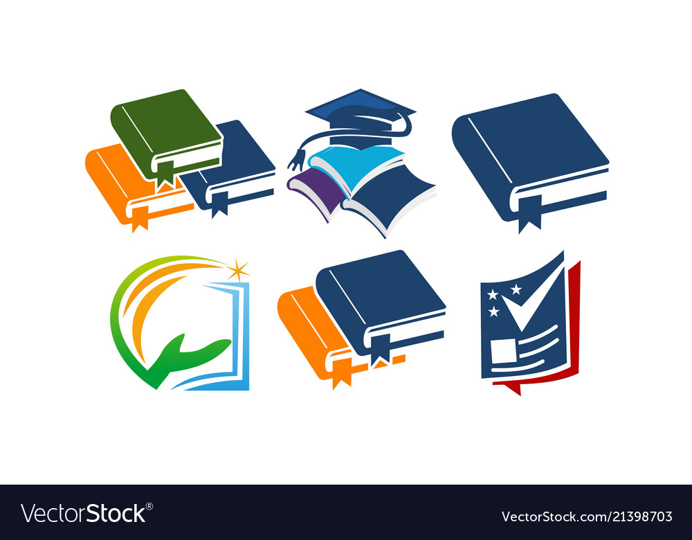 Education template set Royalty Free Vector Image