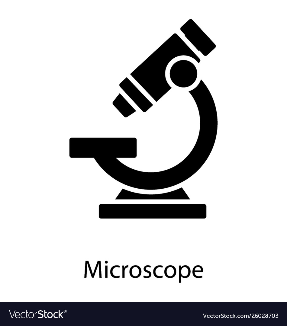 Optical microscope Royalty Free Vector Image - VectorStock