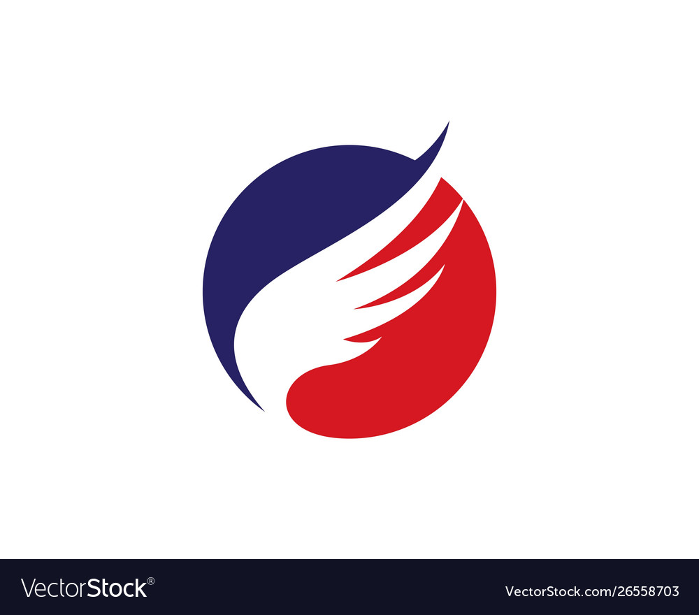 Wing logo template Royalty Free Vector Image - VectorStock