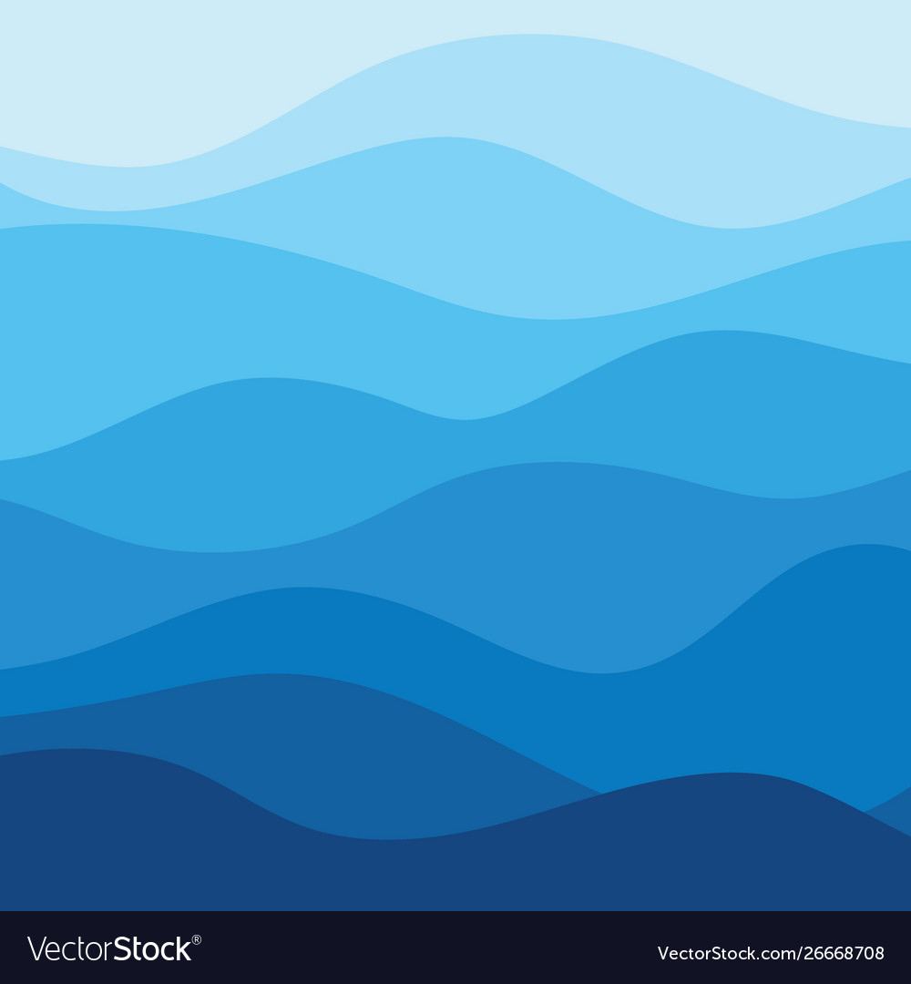 Abstract water wave design background Royalty Free Vector