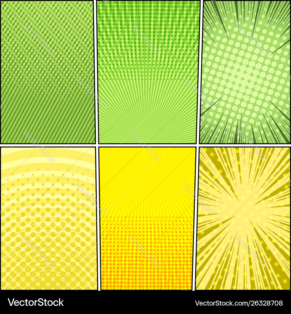 Comic frames bright composition Royalty Free Vector Image