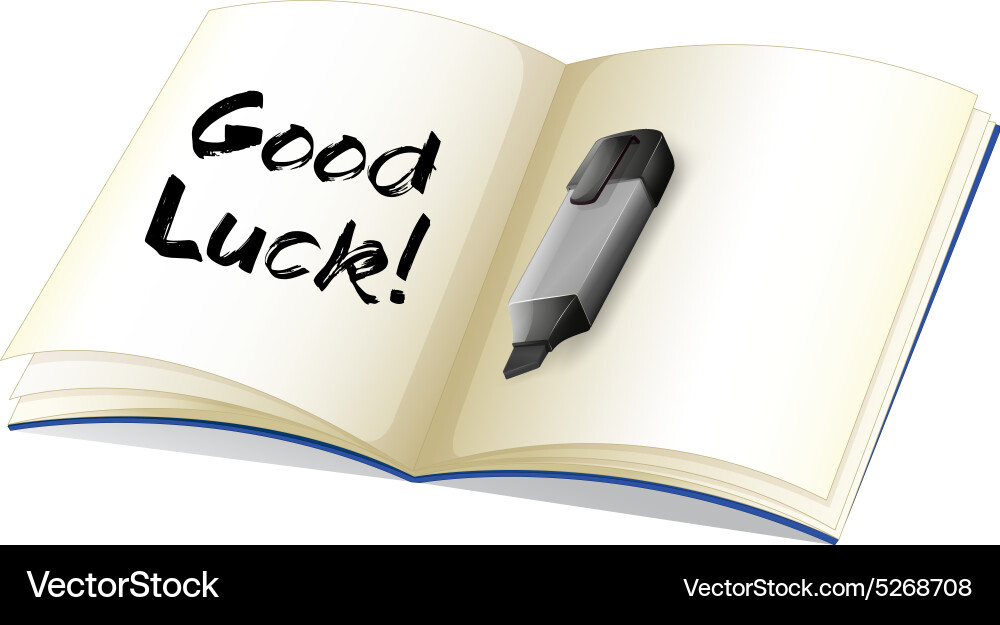 G ood luck Royalty Free Vector Image - VectorStock